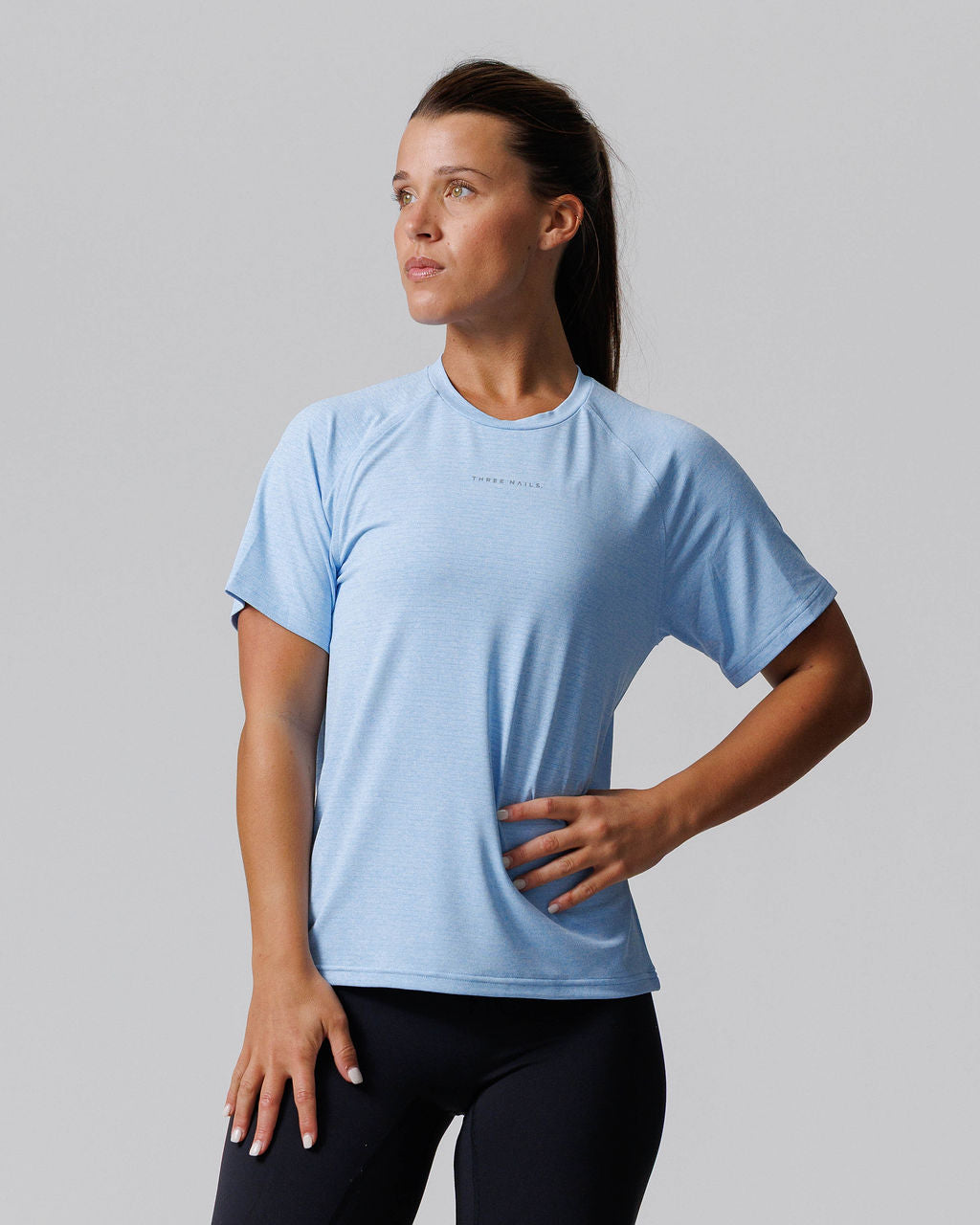 Women's Aion-Lite™ Tee - Sky Blue Marl